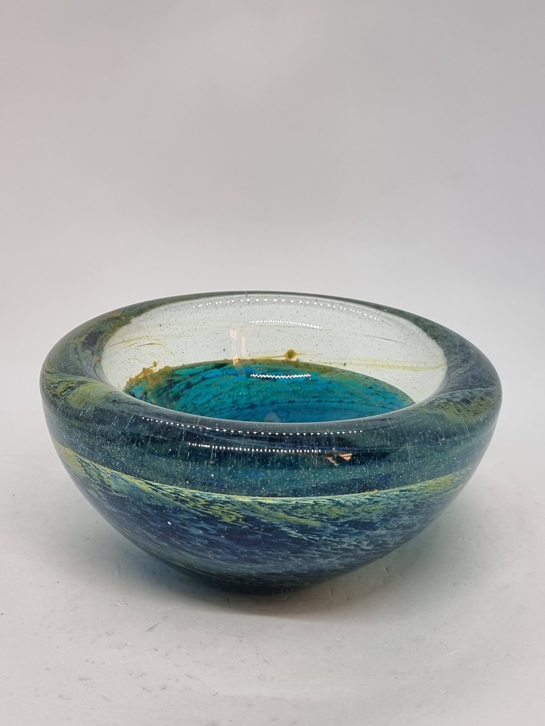 Vintage Maltese Mdina Handblown Glass Bowl From Malta | Designed by ...