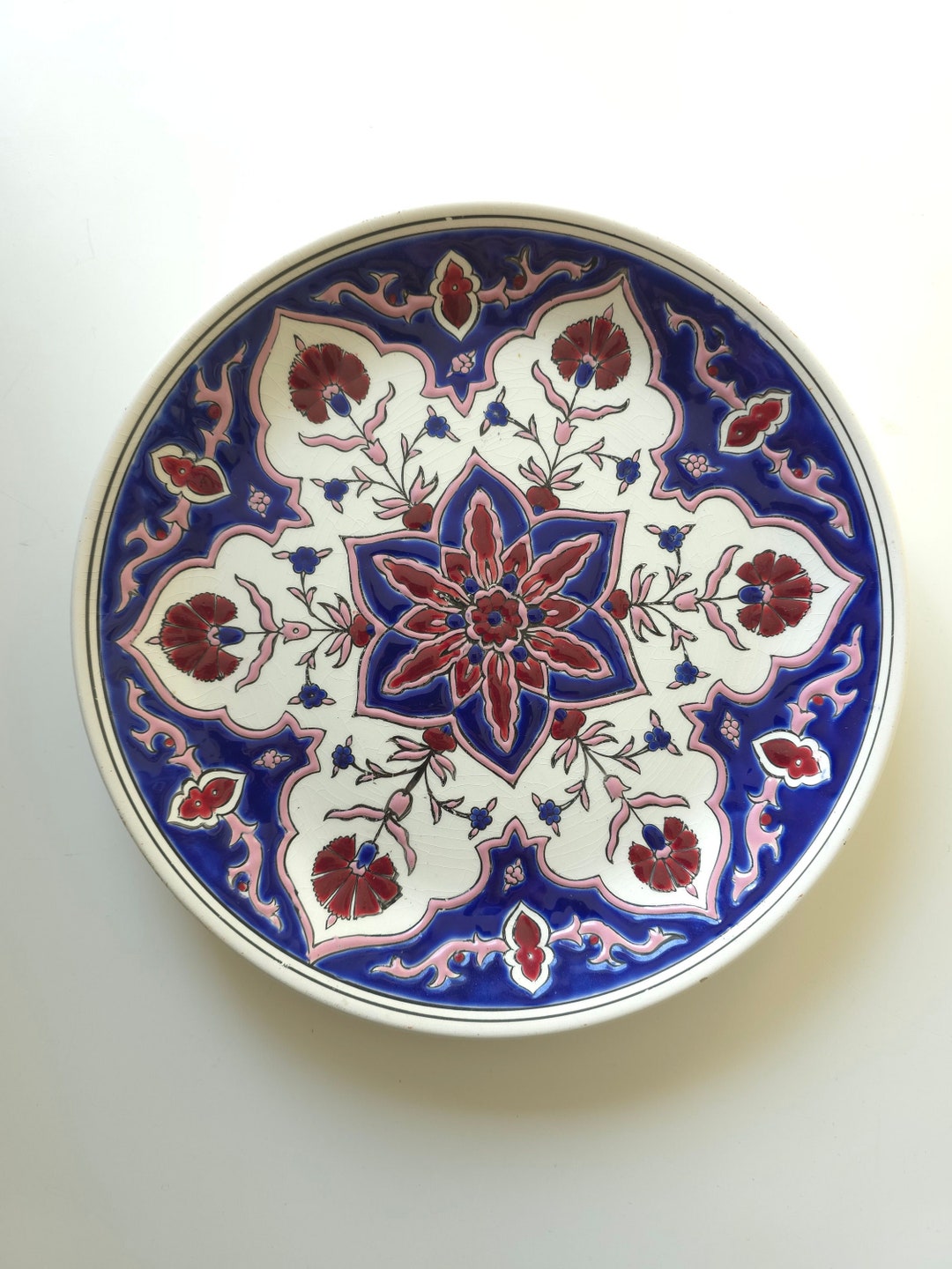 Vintage DAKAS Keramik Archangelos Wall Plate | Handcrafted Greek ...