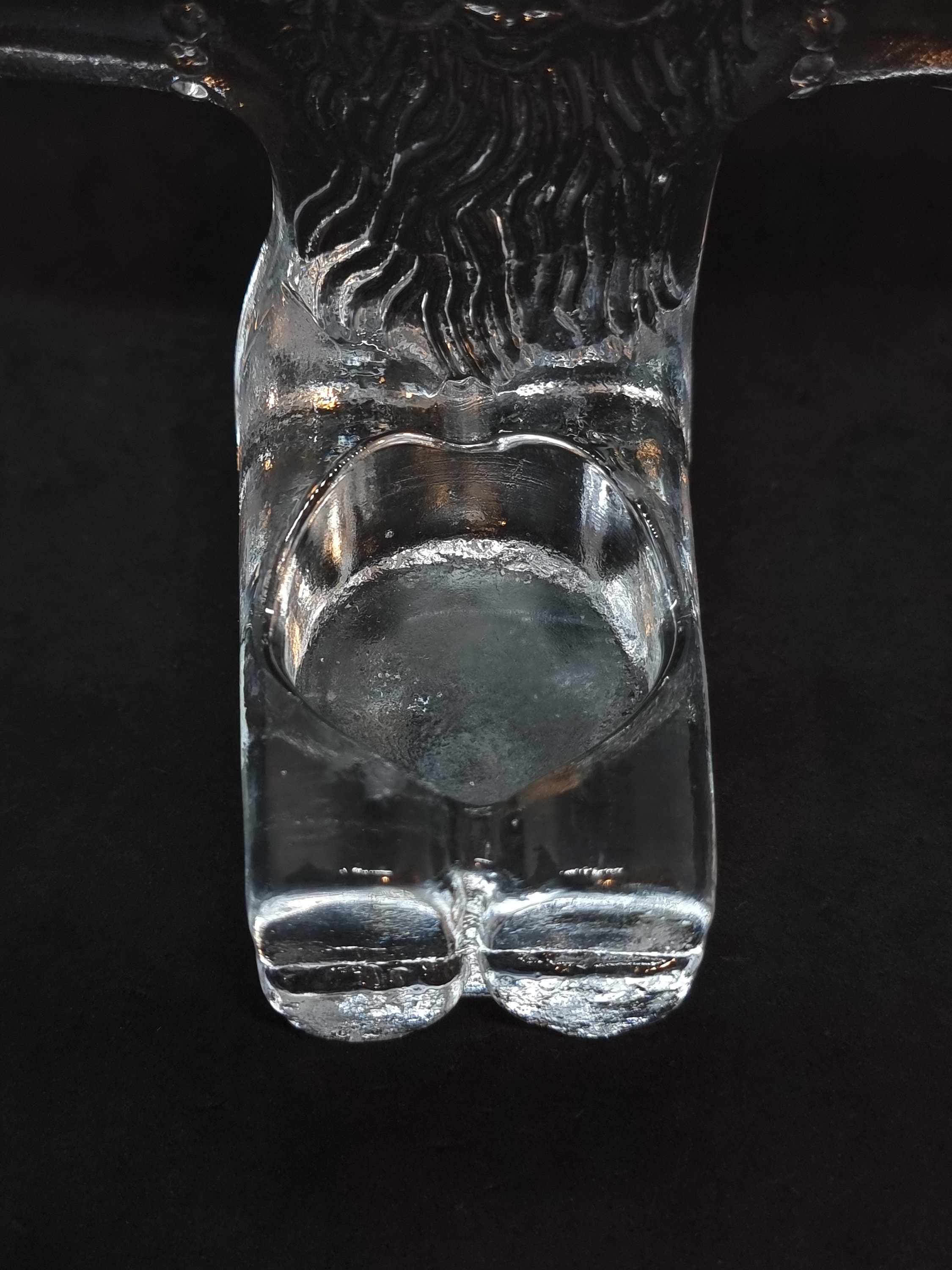 KOSTA BODA Sweden Bertil Vallien Santa Claus Glass Candle - Etsy