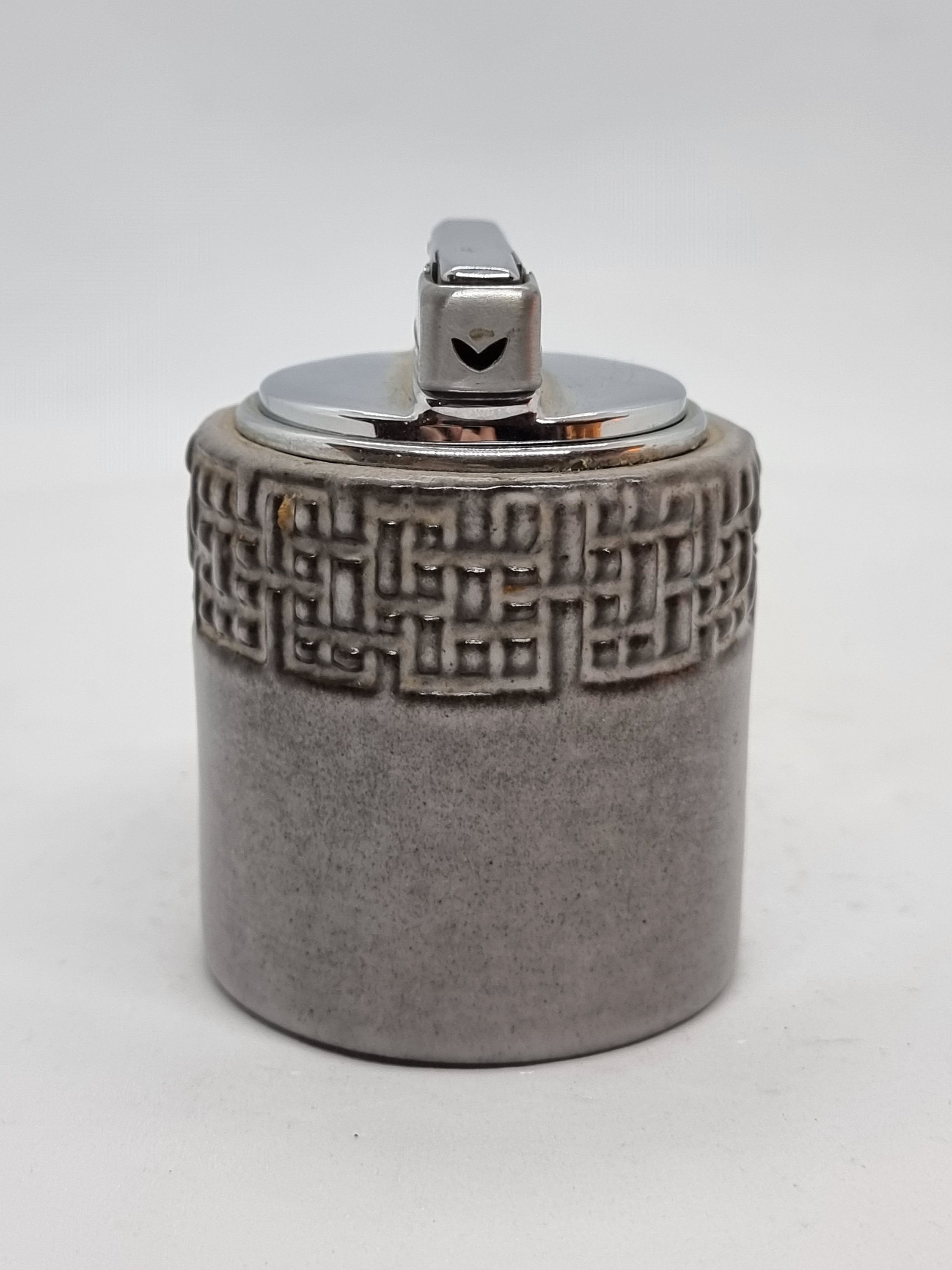 Rare Upsala Ekeby "granit" Table Lighter by Hjordis Oldfors | Upsala ...