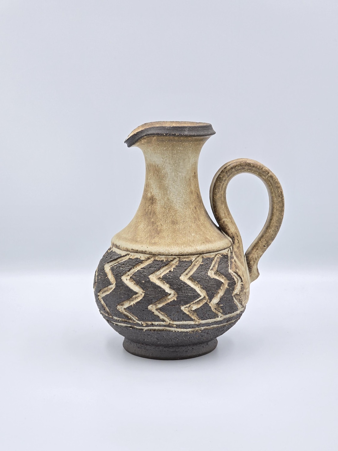 Mid-century Danish Studio Pottery Pitcher/vase by Løvemose Keramik ...