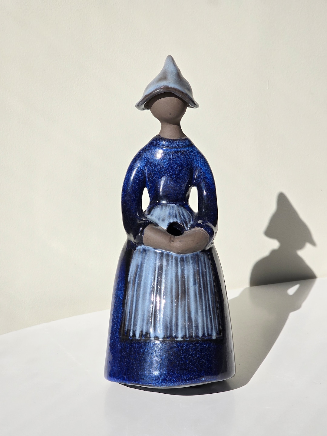 Vintage Jie Gantofta Swedish Ceramic "lady" Vase by Elsi Bourelius | - Etsy