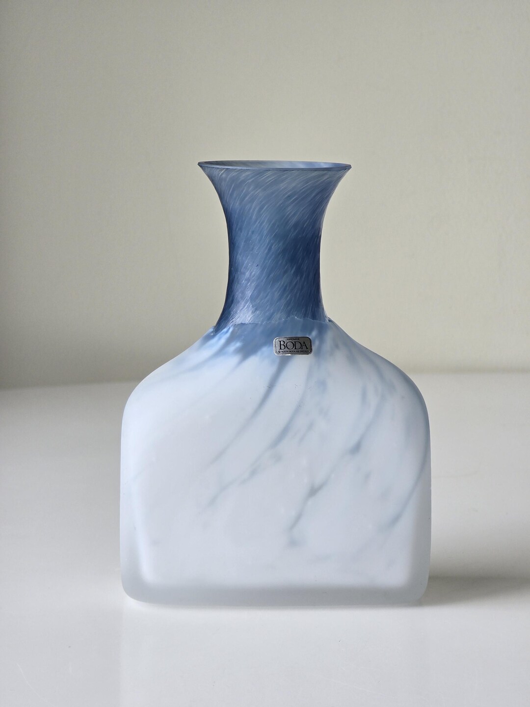 Vintage Kosta Boda “monica Backström” Art Glass Vase - Etsy