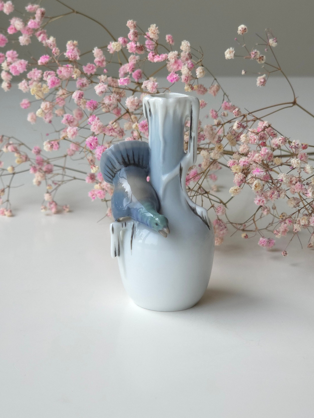 Vintage Metzler & Ortloff Porcelain Bird Vase – German Art Deco ...