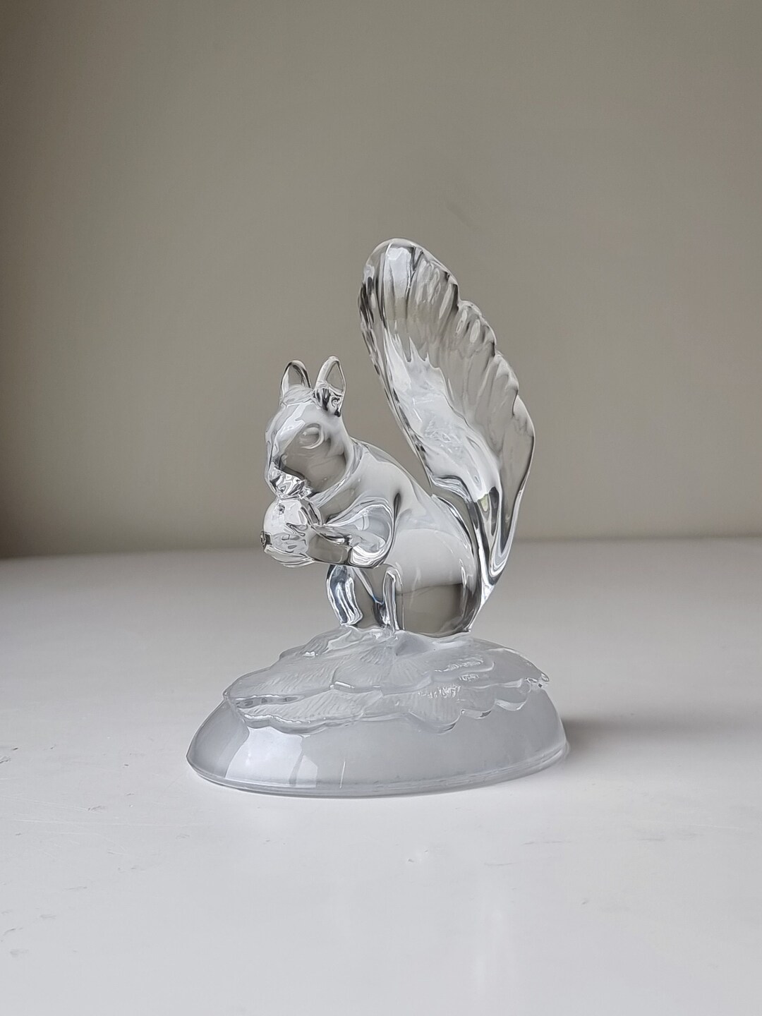 Vintage Cristal D'arques Lead Crystal Squirrel Figurine | Made in ...
