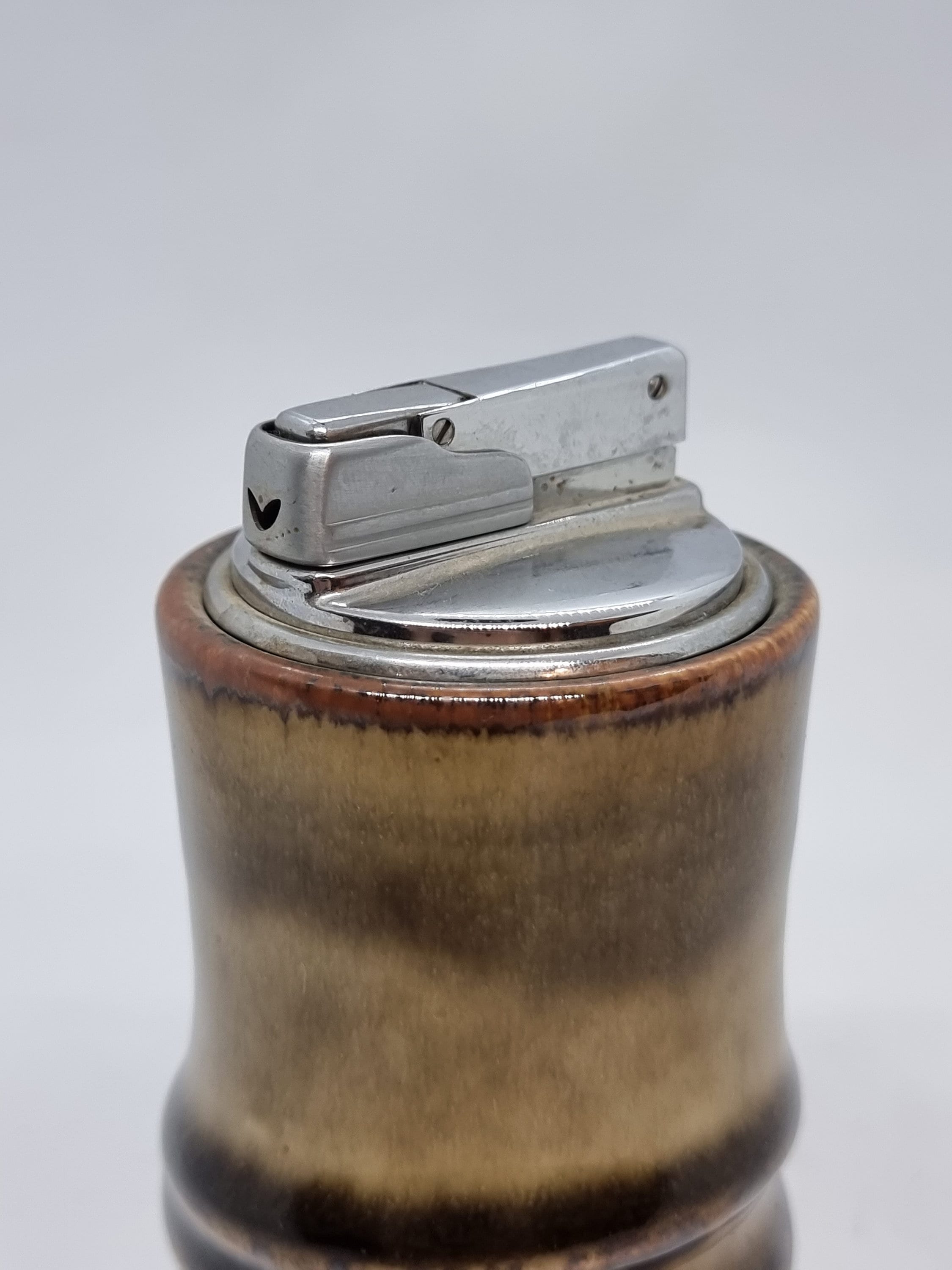 Vintage Rörstrand bamboo Ceramic Table Lighter - Etsy