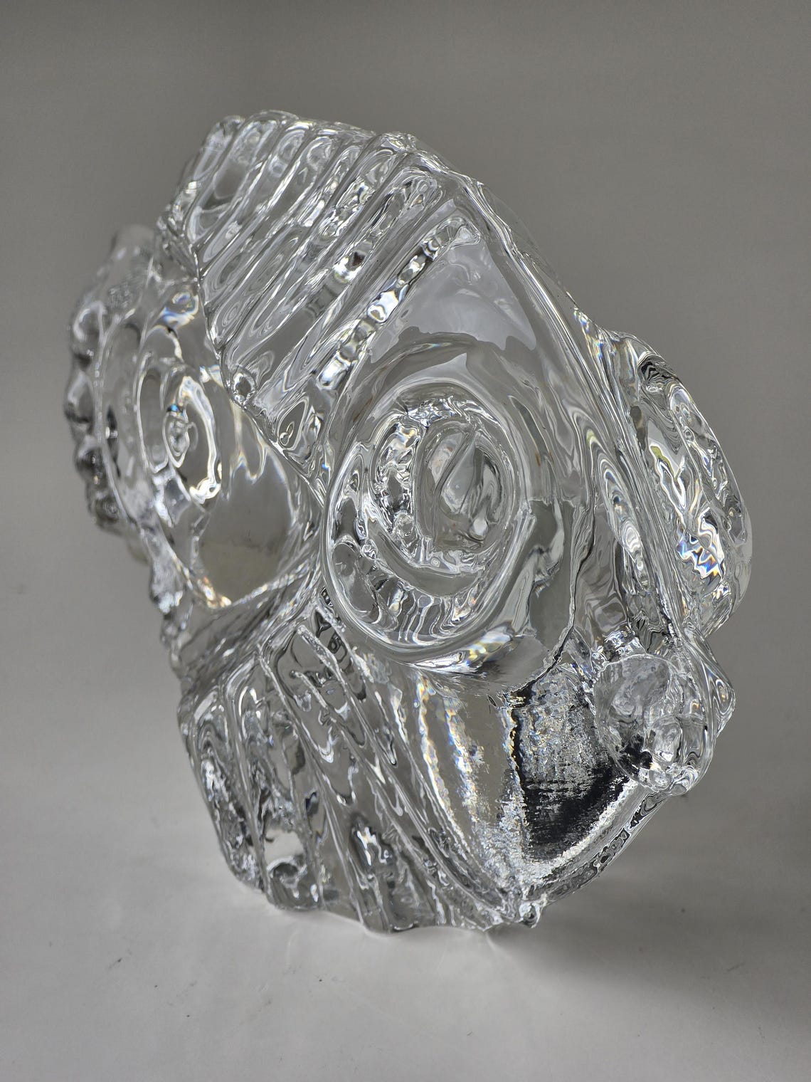 Vintage Crystal Glass Fish Paperweight Sculpture – Elegant Nautical ...