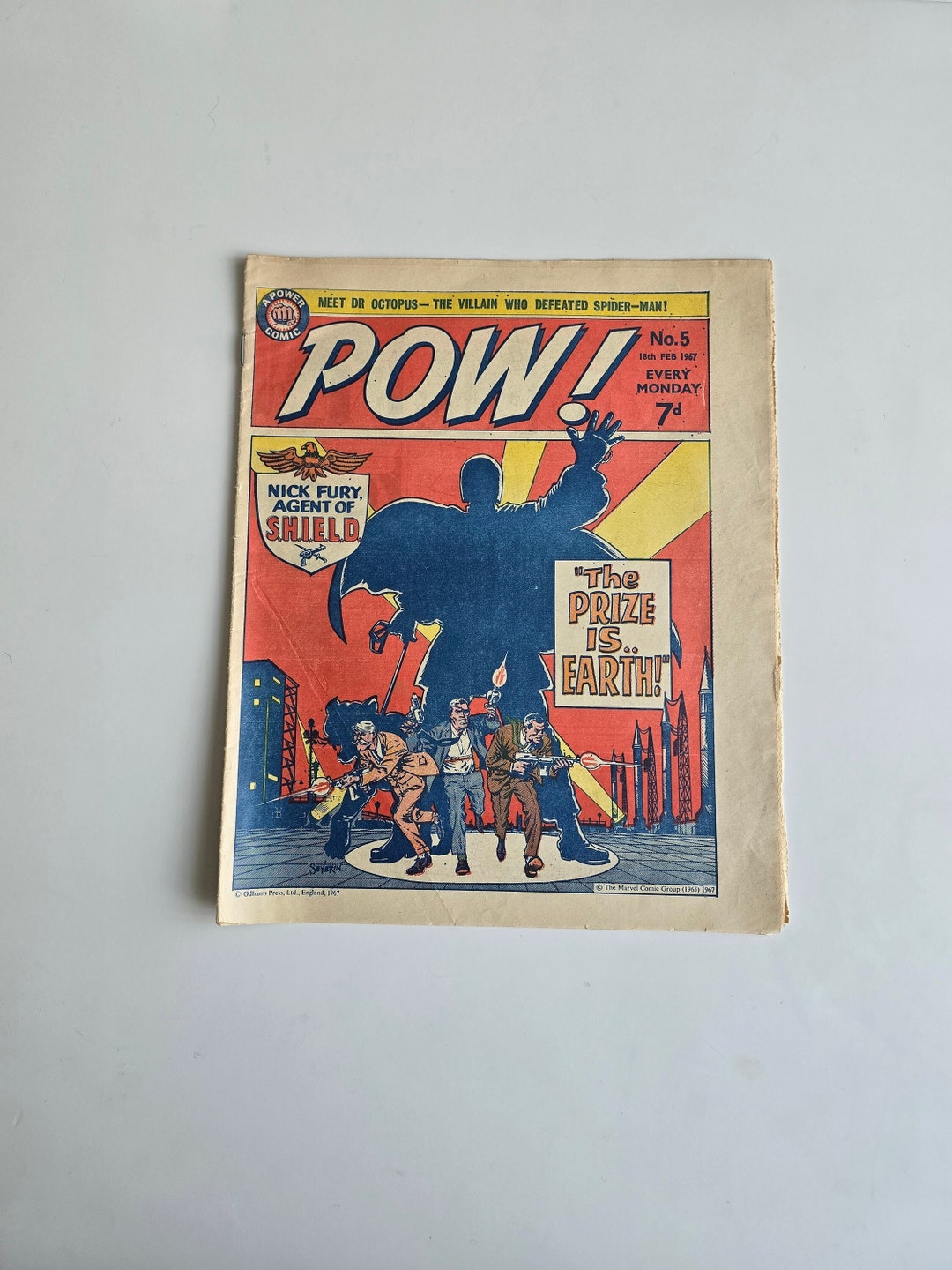 Vintage Marvel Comic - POW! No. 5 (1967) - Etsy
