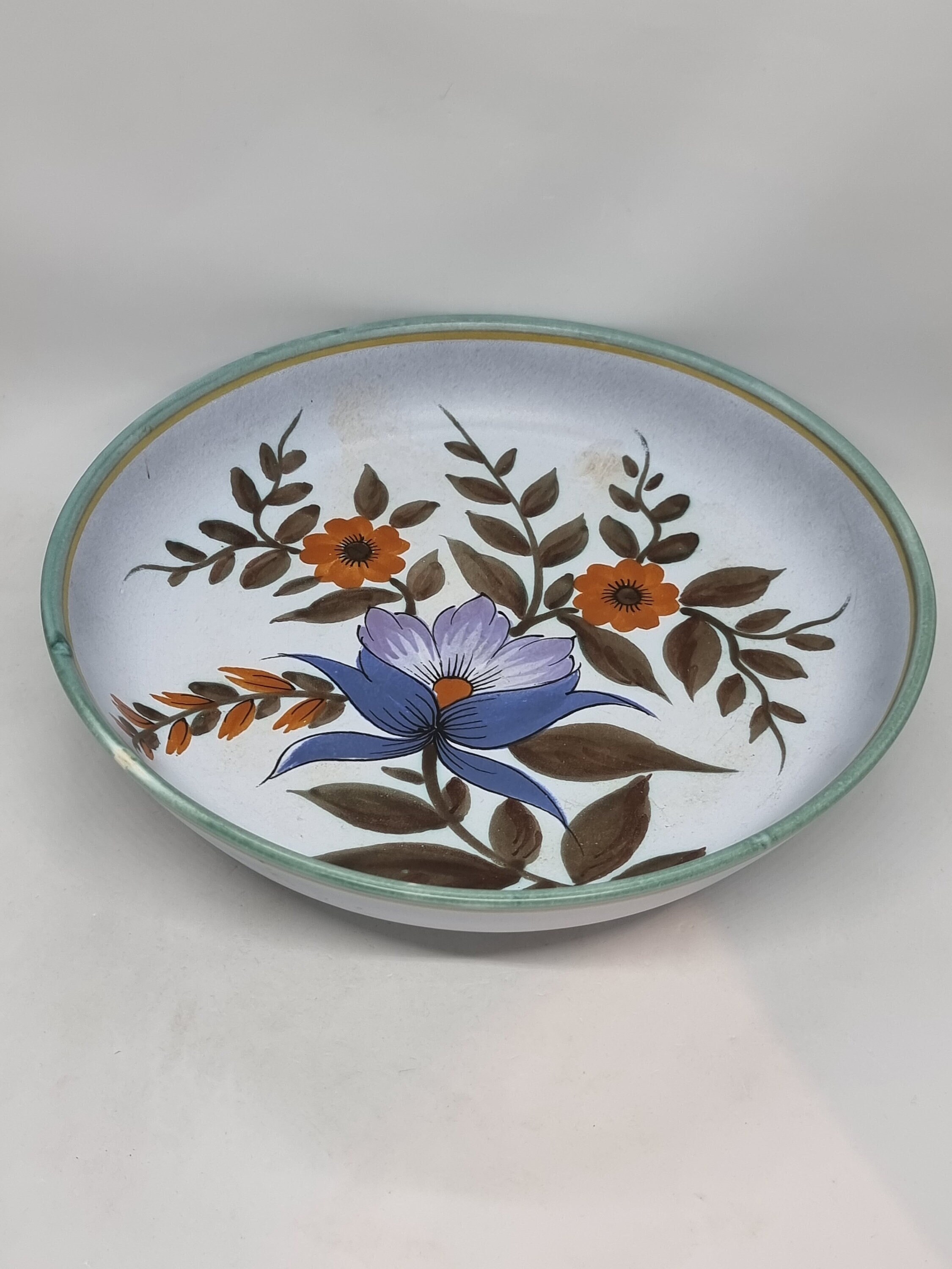 Large Flora Gouda Holland Iris Ceramic Bowl No. 1620 Hand - Etsy Denmark