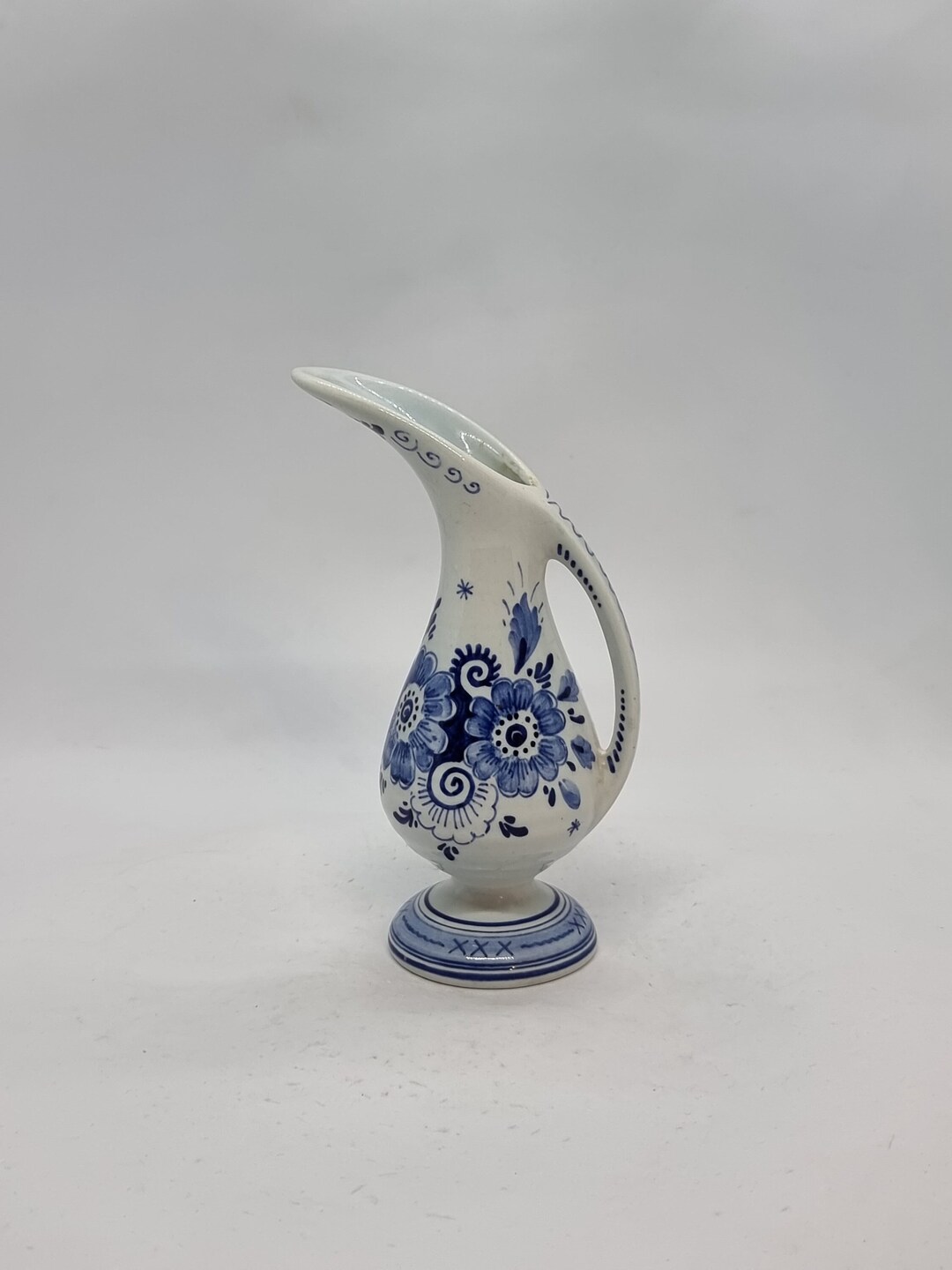 Vintage Delfts Hand-painted Ceramic Pitcher | Made in Holland | - Etsy