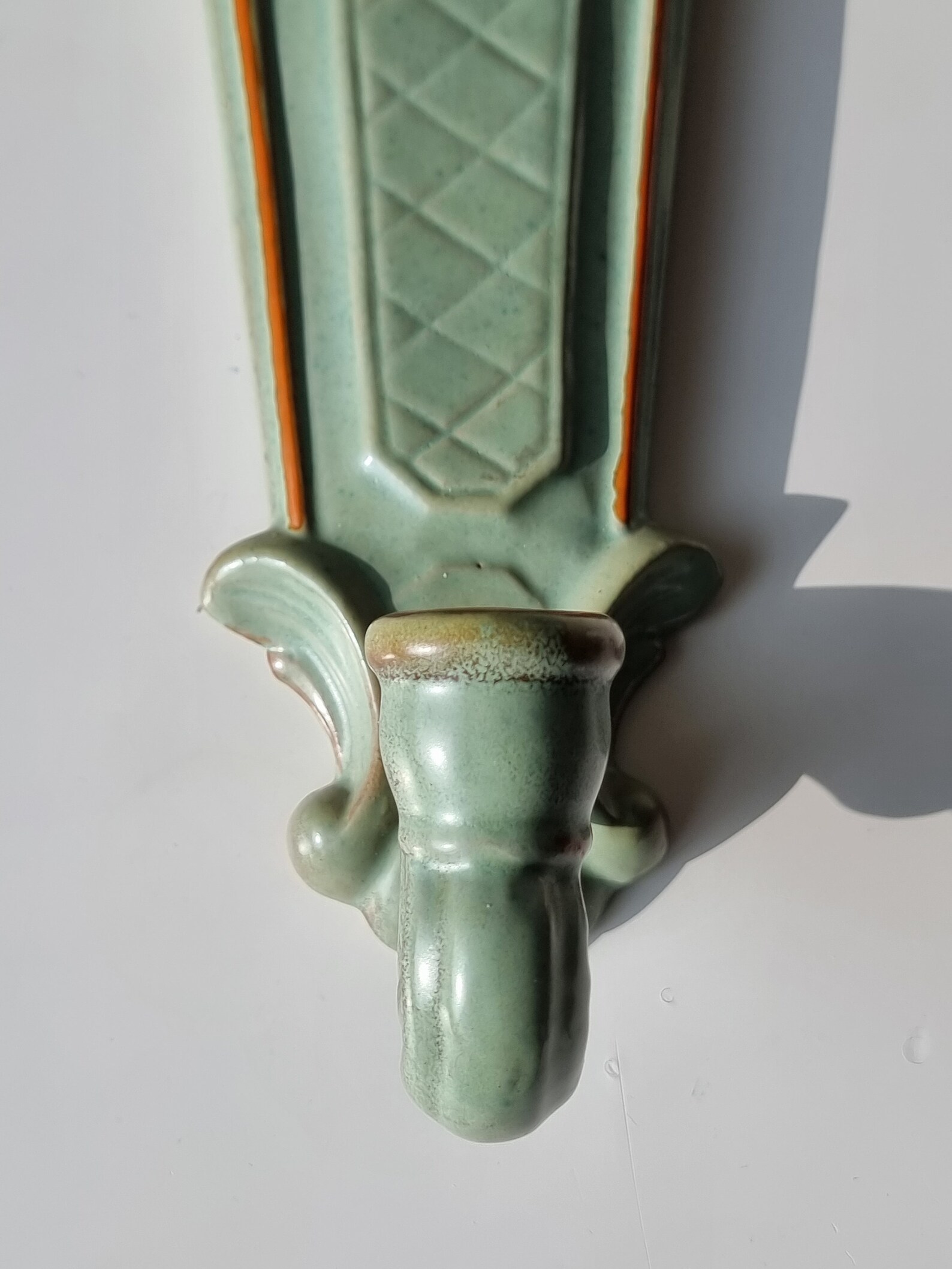 Art Deco Glazed Green Ceramic Sconce From Gabriel Keramik, 1930s - Etsy