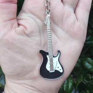 Electric Guitar Keychain, Guitar Keychain, Rocker Keychain, Music ...