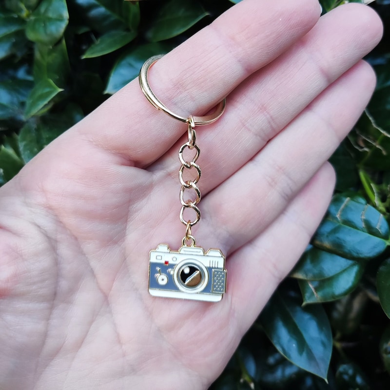 Camera Keychain - Etsy