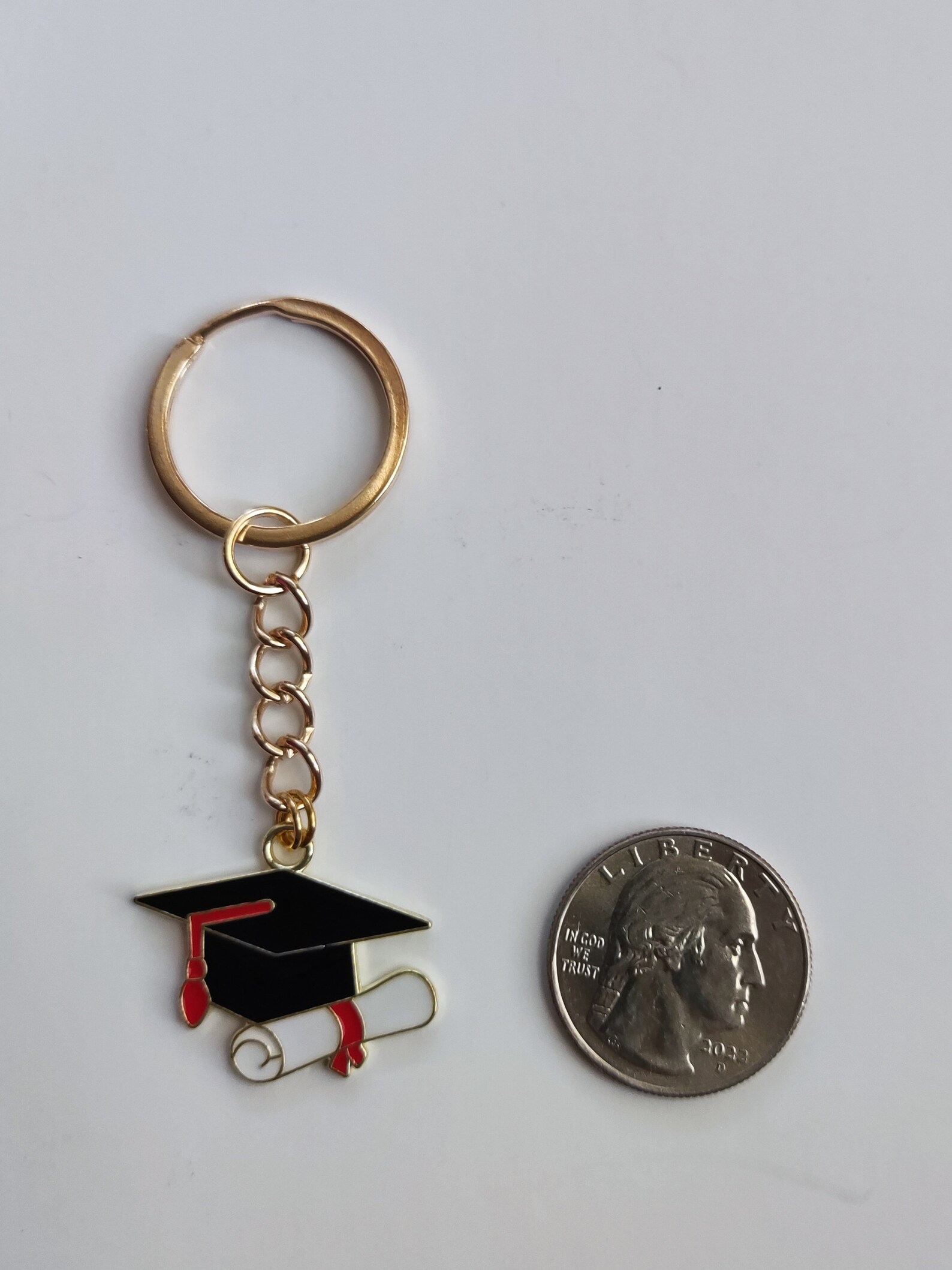 Graduation Cap and Diploma Keychain, Graduation Keychain, Gift for ...