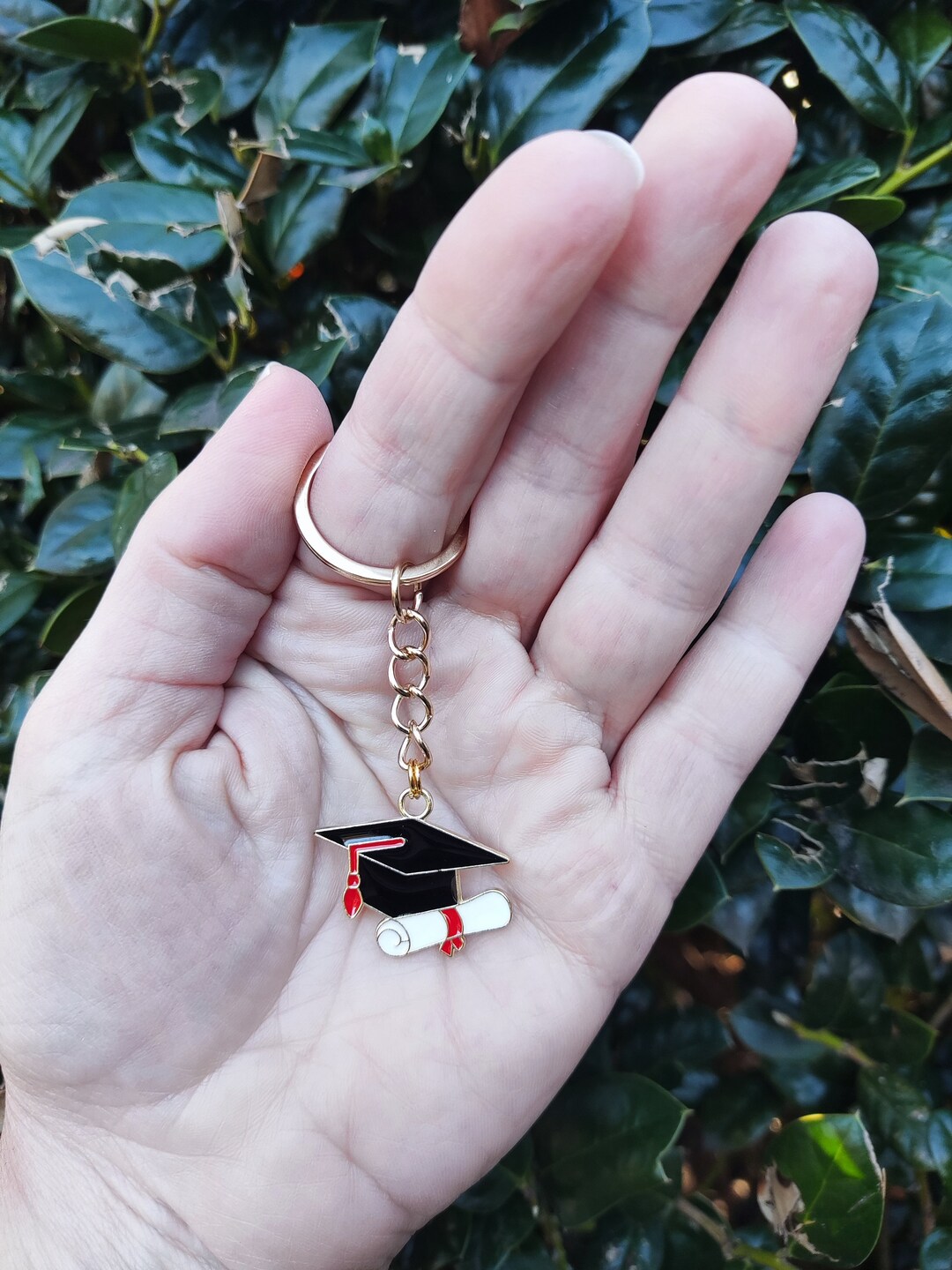 Graduation Cap and Diploma Keychain, Graduation Keychain, Gift for ...