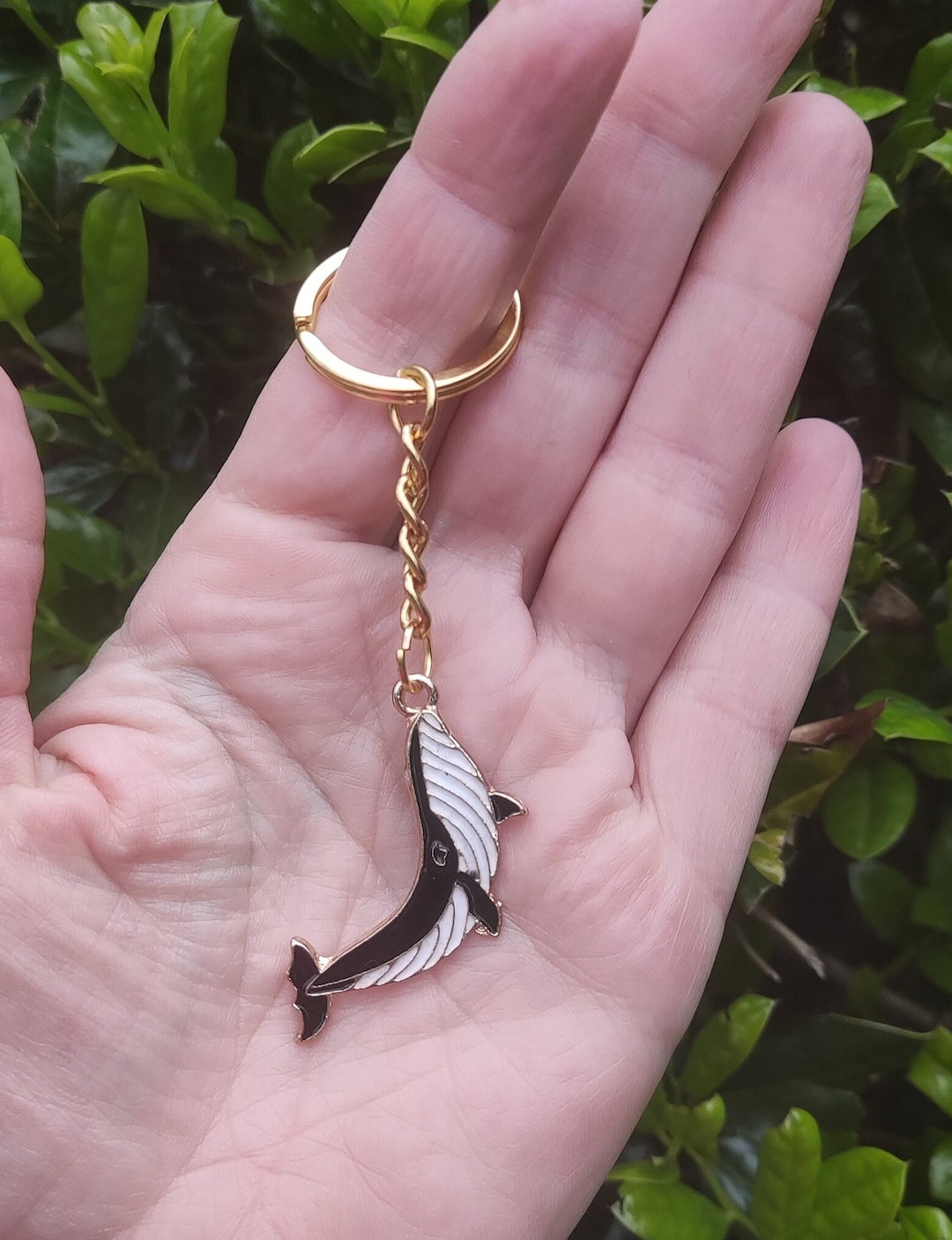 Humpback Whale Keychain, Whale Keyring, Orca Keychain, Aquatic Animal ...