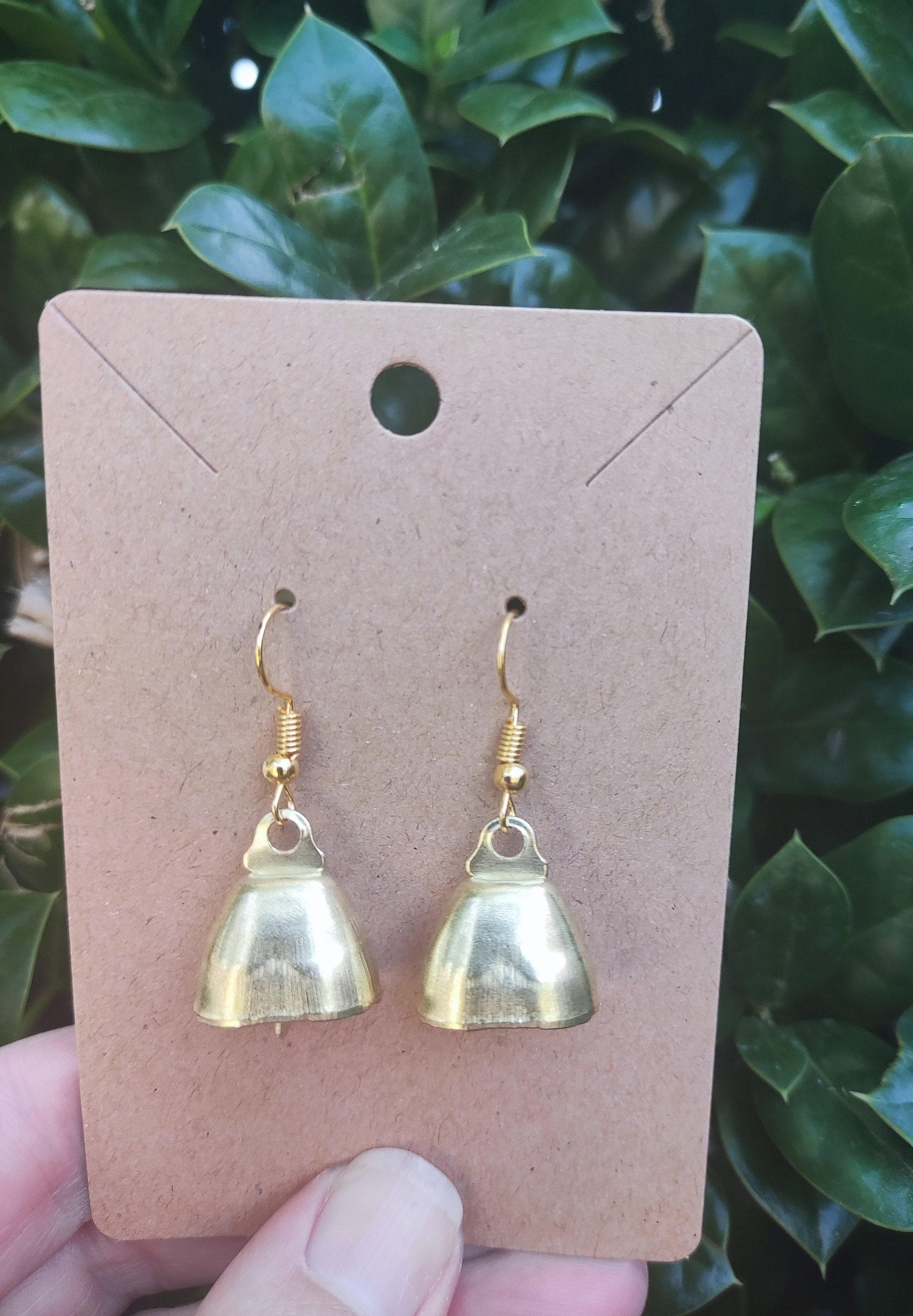 Mini Cowbell Earrings Cow Bell Bell Earring Jingle Bell - Etsy