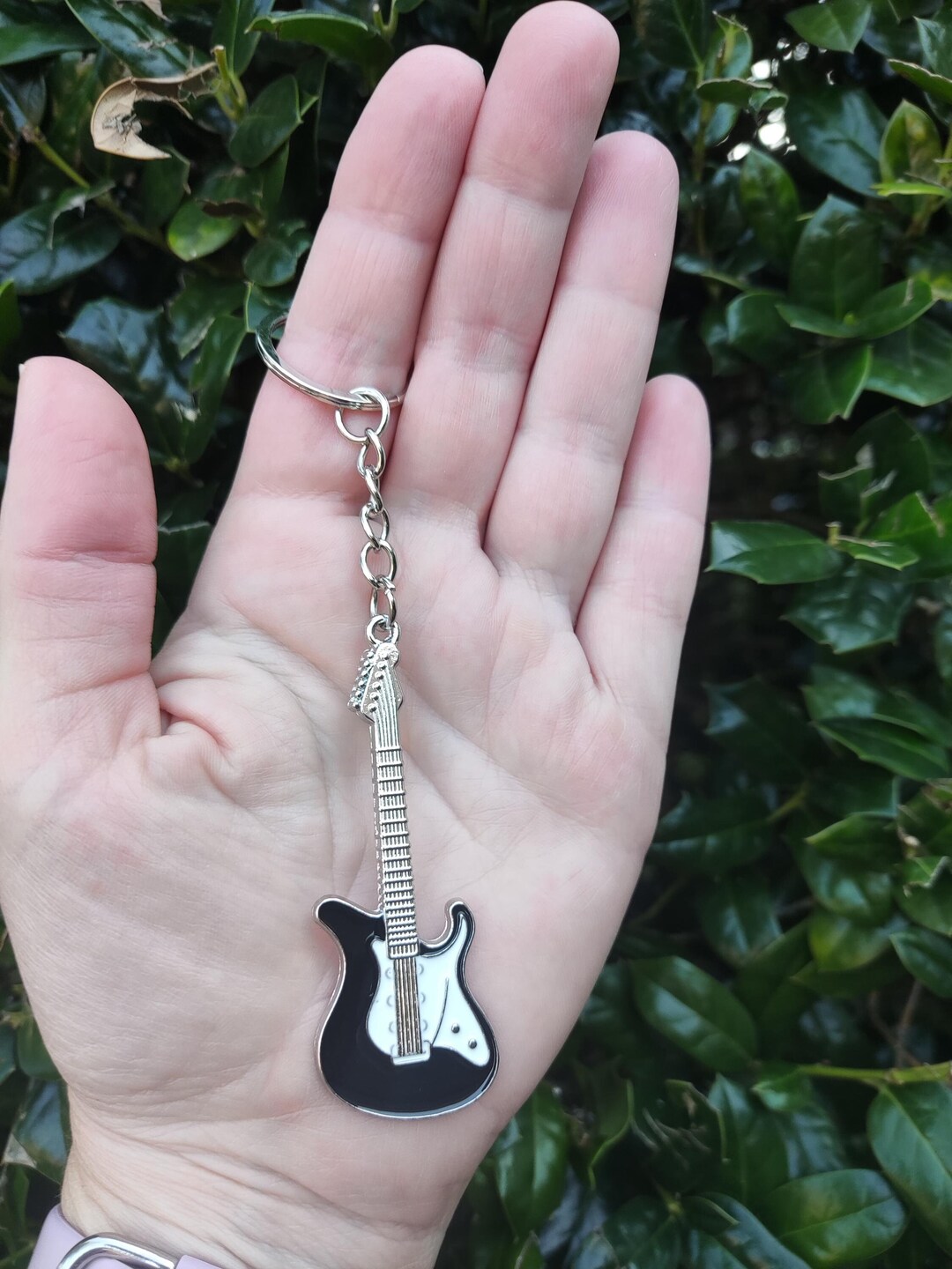 Electric Guitar Keychain, Guitar Keychain, Rocker Keychain, Music ...