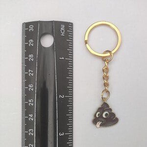 Poop Keychain, Poop Emoji, Emoji Keychain, Emoticon, Smiley, Trendy ...
