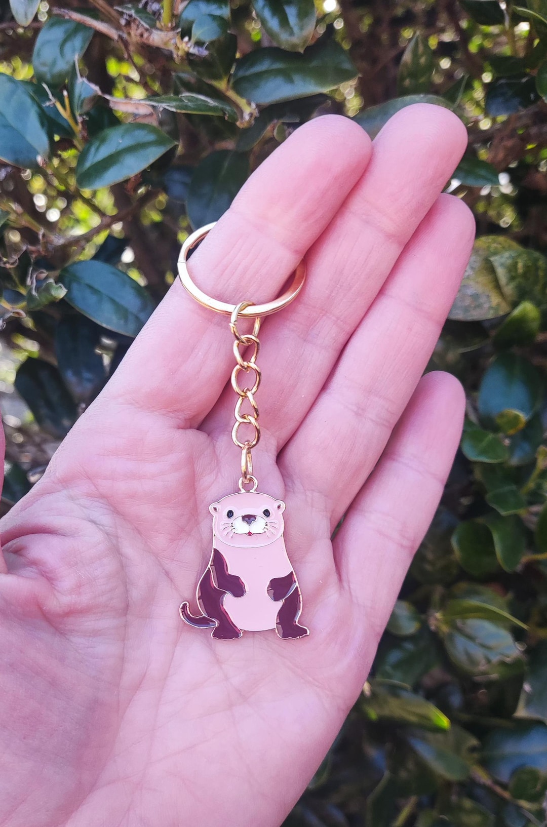 Otter Keychain, River Otter Keychain, Sea Otter, Beaver Keychain ...