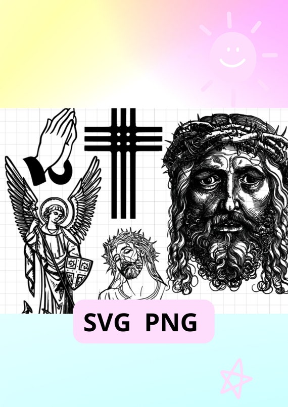 Religious Svg Bundle christian Svg instant Download Jesus | Etsy