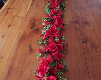 Red Rose Wedding Garland - Etsy