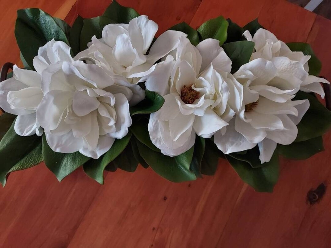 Magnolia Centerpiece Farmhouse Centerpiece Magnolia Home - Etsy