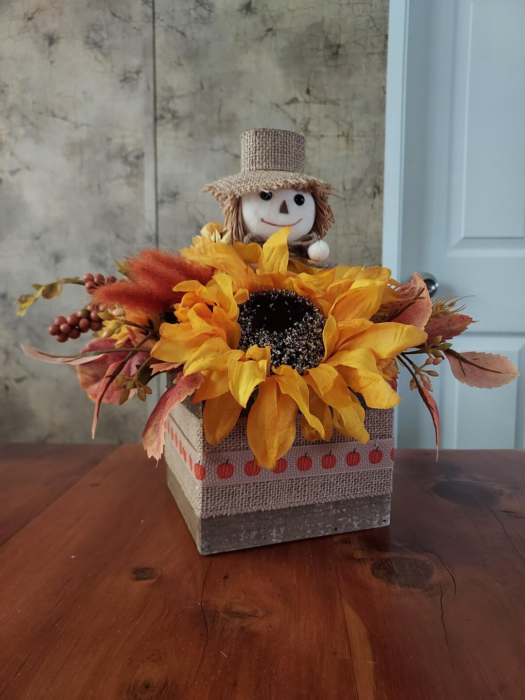 Small Fall Centerpiece, Fall Centerpiece, Fall Home Decor, Fall Table ...