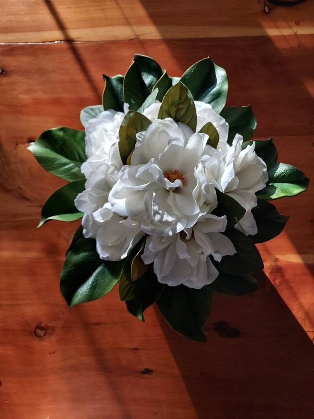 Magnolia Centerpiece, Magnolia Floral Arrangement, Magnolia Farmhouse ...