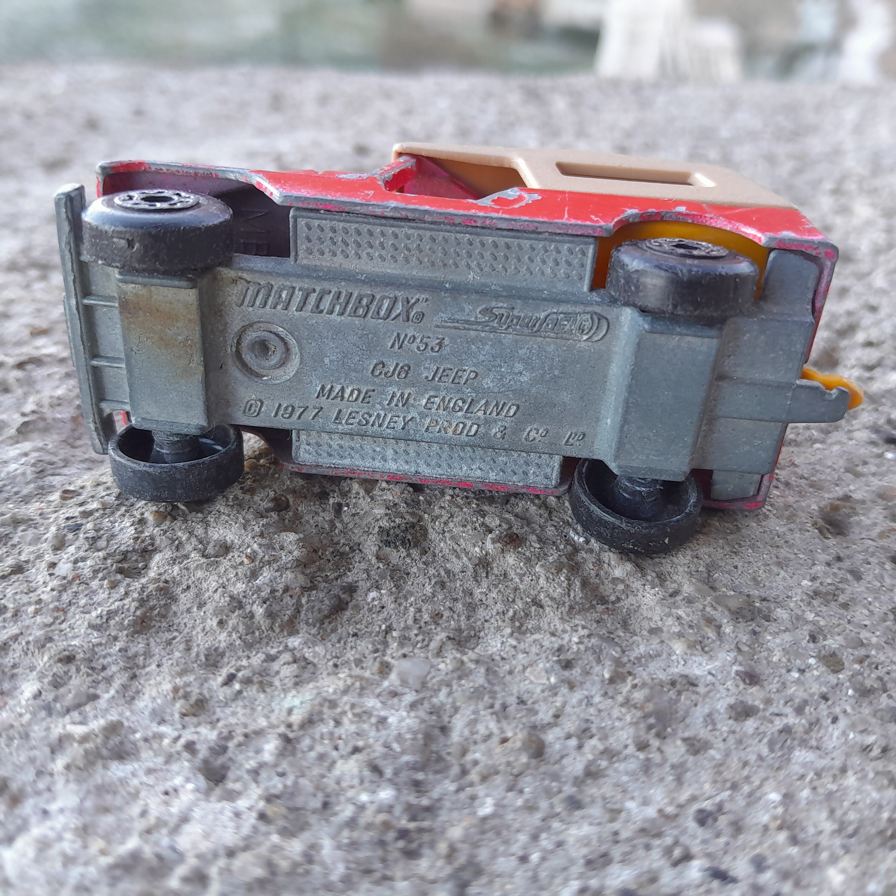 Vintage 1977 Matchbox Red Jeep CJ8 Tan Top Lesney Superfast No. 53. - Etsy
