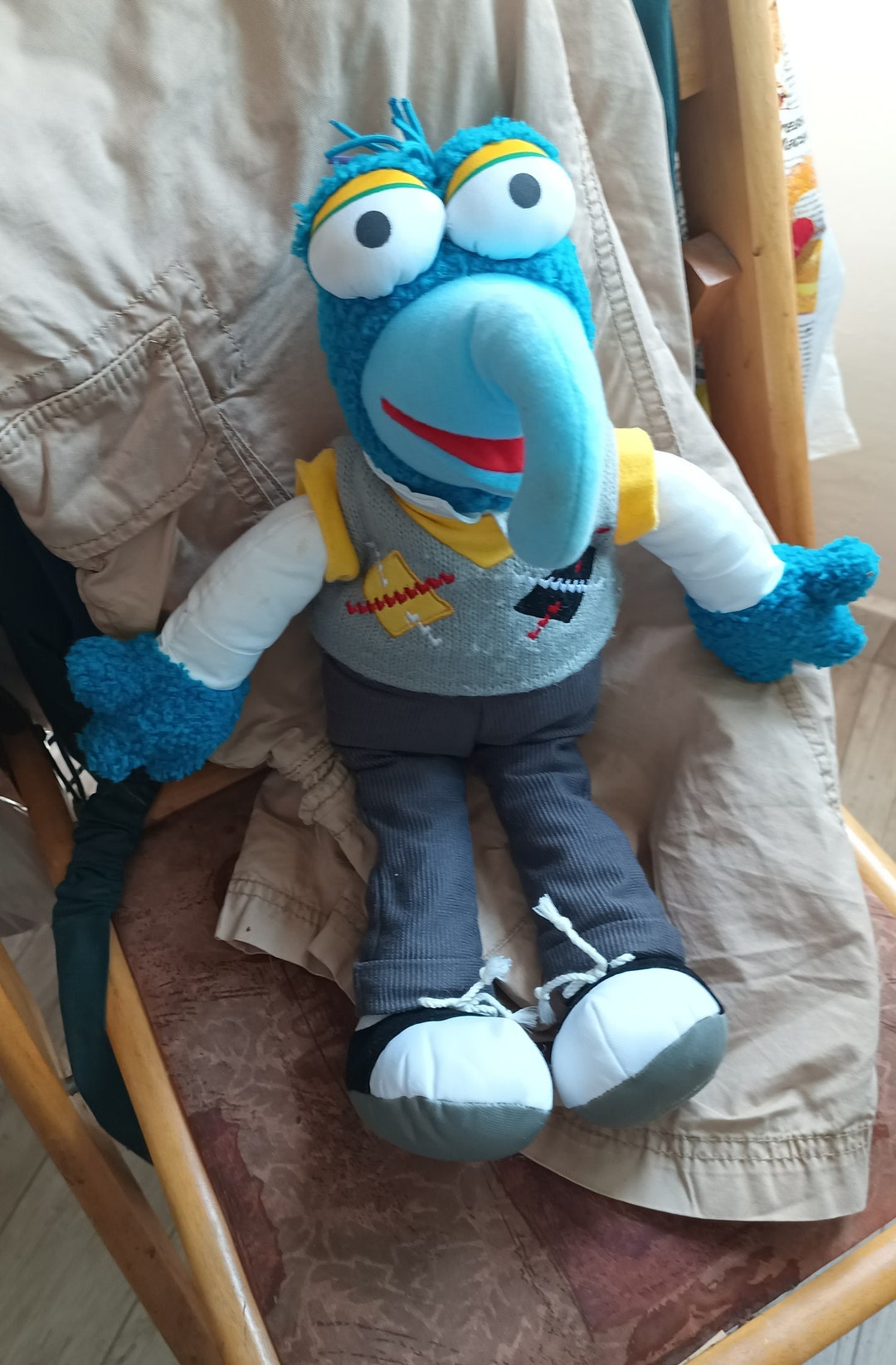 Gonzo Plush Stuffed Bean Bag Doll Muppets Authentic Original 45 Cm Tall - Etsy