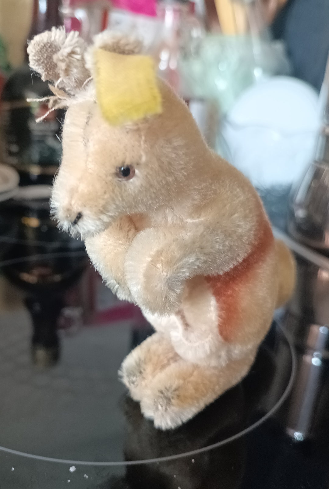 Vintage 14 Cm Linda Mohair Stuffed Kangaroo Steiff Animal 1950s Era ...