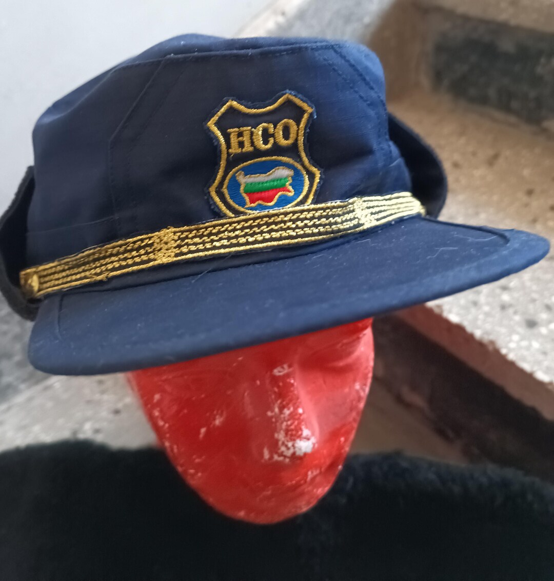 Rare Bulgarian Police Special Forces Uniform Visor Hat Peaked Cap ...