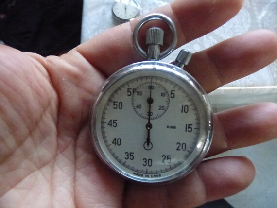 Vintage Russian Stopwatch Chronometer "AGAT" Mechanic… - Gem