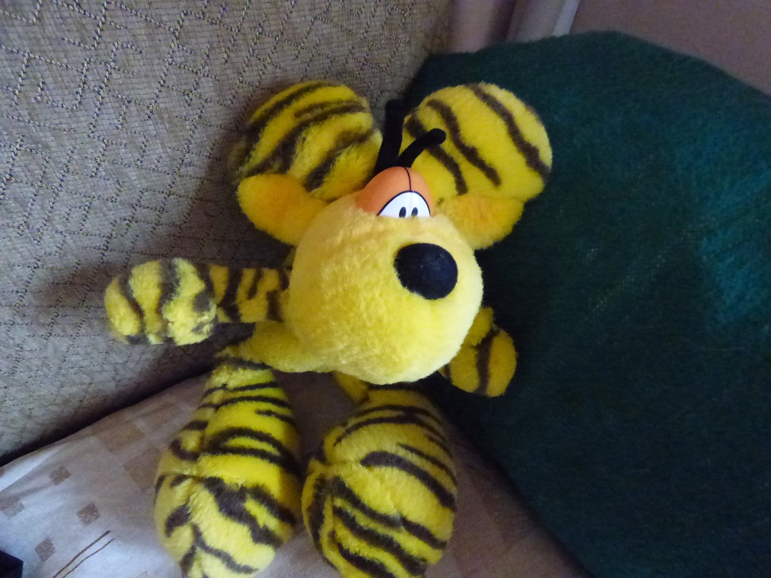DIDDL DIDDLE Plush Yellow Tiger Poseable Mouse Thomas Goletz GERMANY ...