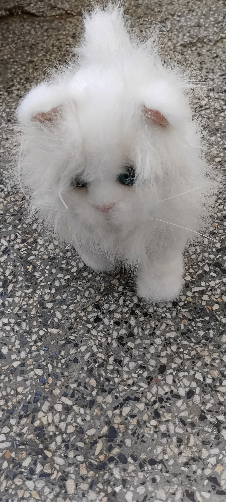 Fur Real Hasbro Interactive Cool White Cat - Etsy