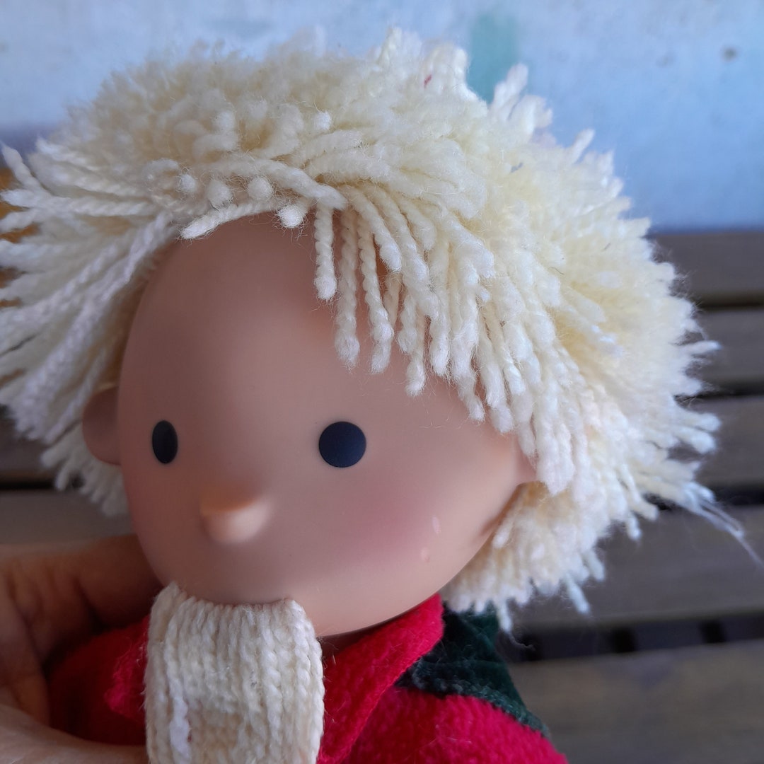 Vintage Sandman by Gotz Götz GDR Soft Doll, Red Hat Cape Brown Pants ...