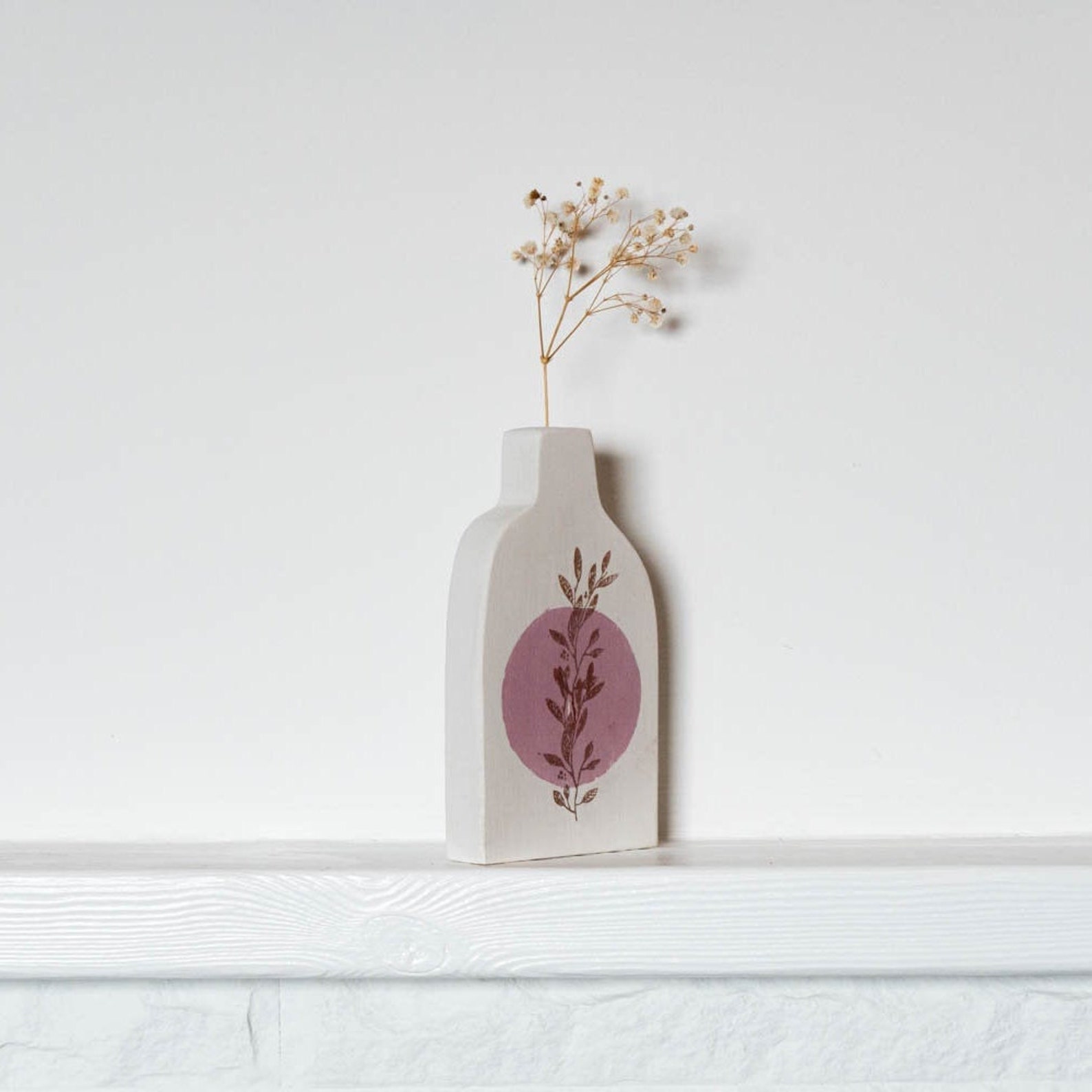 Set of Boho Vases, Boho Wooden Vases, Handcrafted Vases, Desk Decor ...