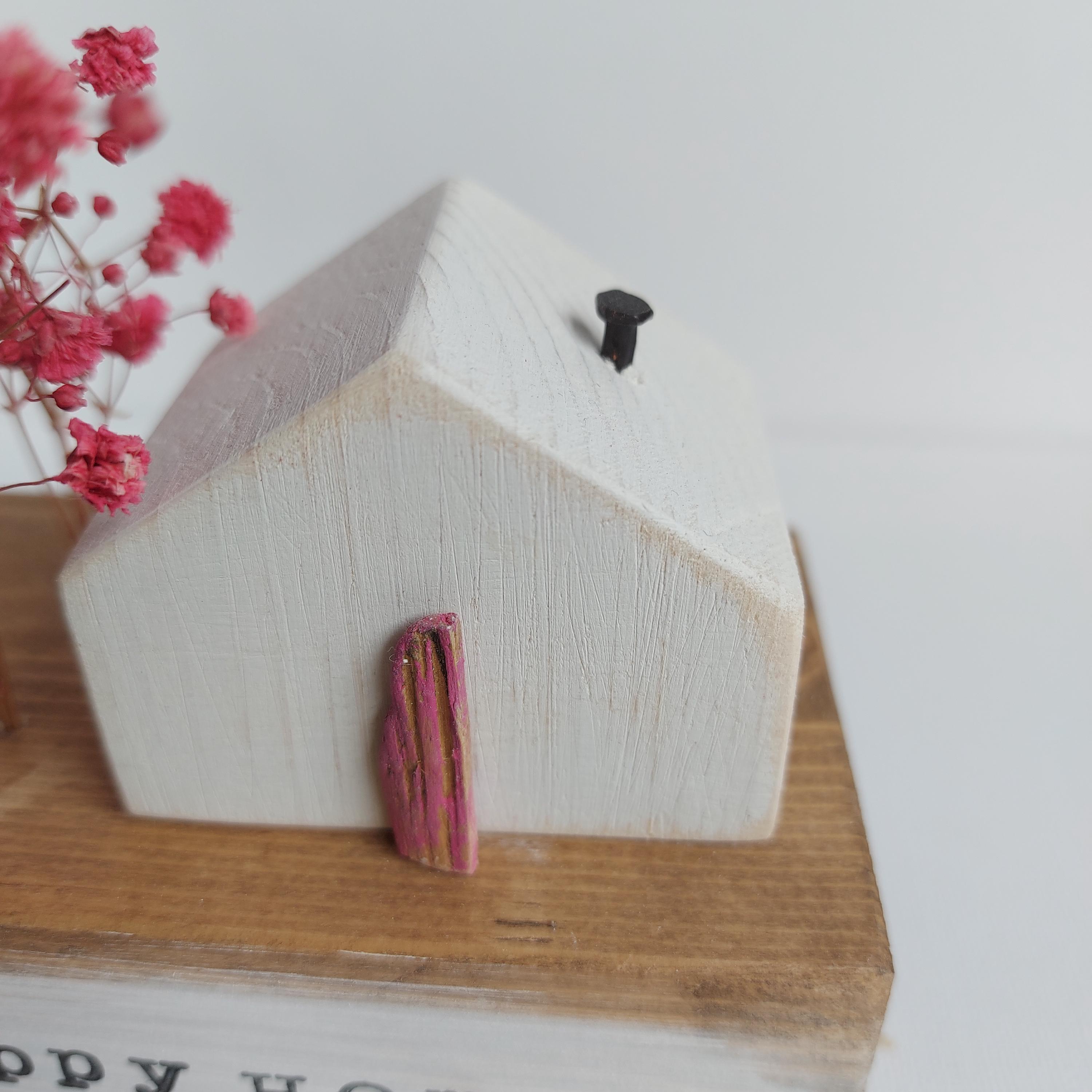 Decorative Wooden Mini House. Cozy Spaces and Handcrafted Decoration ...