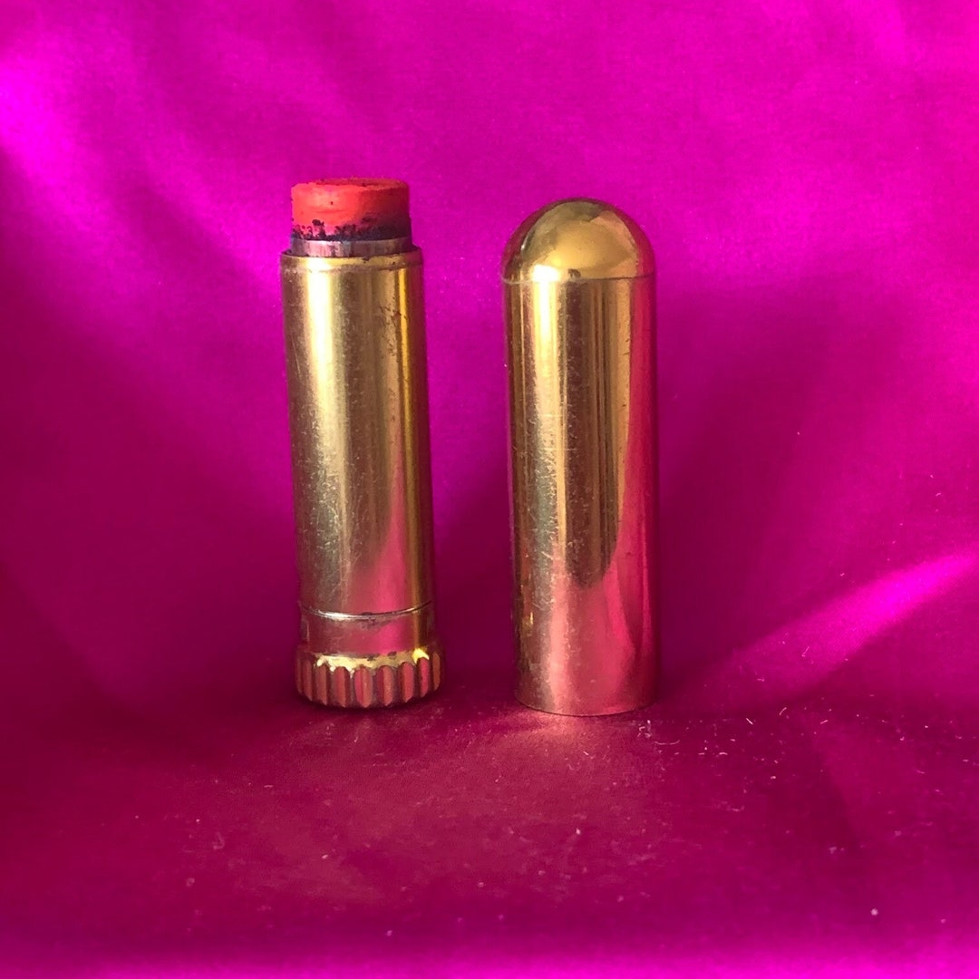 Vintage 1950's Revlon Bullet Shape Pink Twist up Lipstick Paint the ...