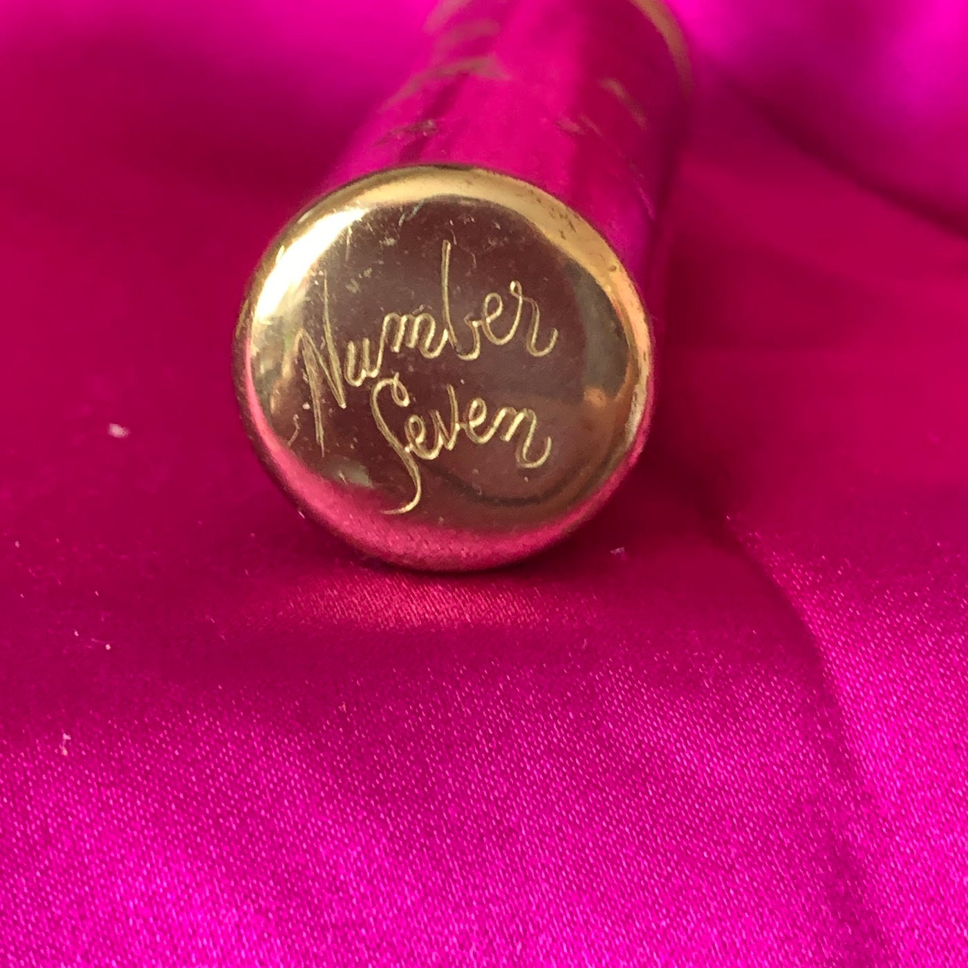 Vintage 1950s Number Seven Lipstick Goldtone With Stars - Etsy