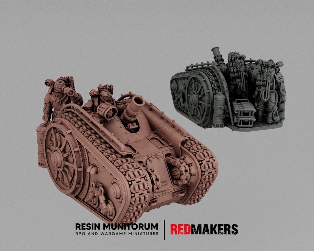 Solar Guard Mortar Crew Mobile Support Red Makers Miniatures - Etsy