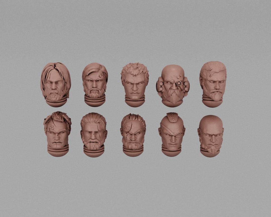 Legendary HQ Head Collection - Etsy