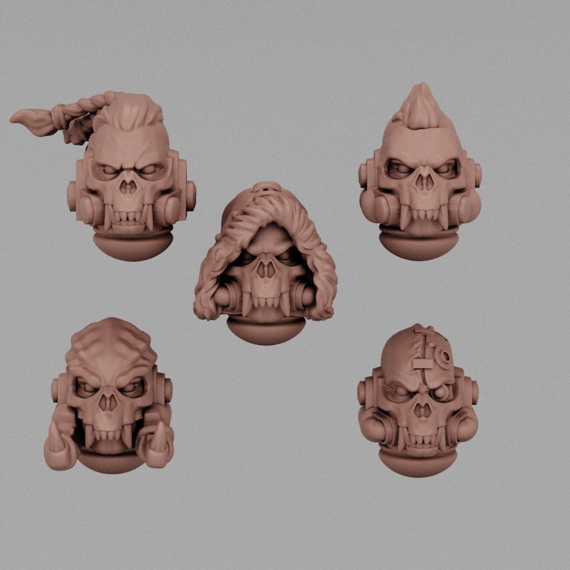 Chaos Space Heads - Etsy