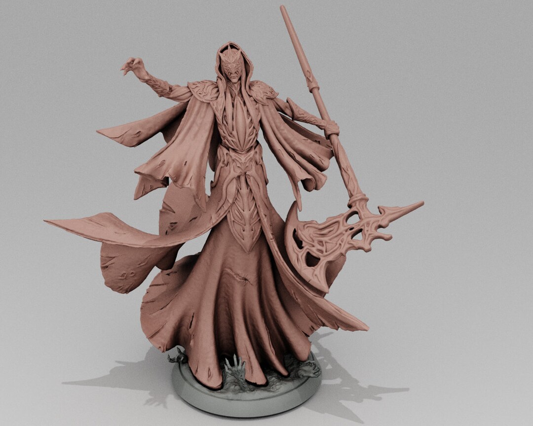 The Hemomancer Blood Mage D&D Pathfinder 32mm Character Miniature - Etsy