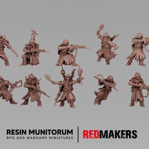 Renegade Death Division Infantry Red Makers Miniatures - Etsy Hong Kong