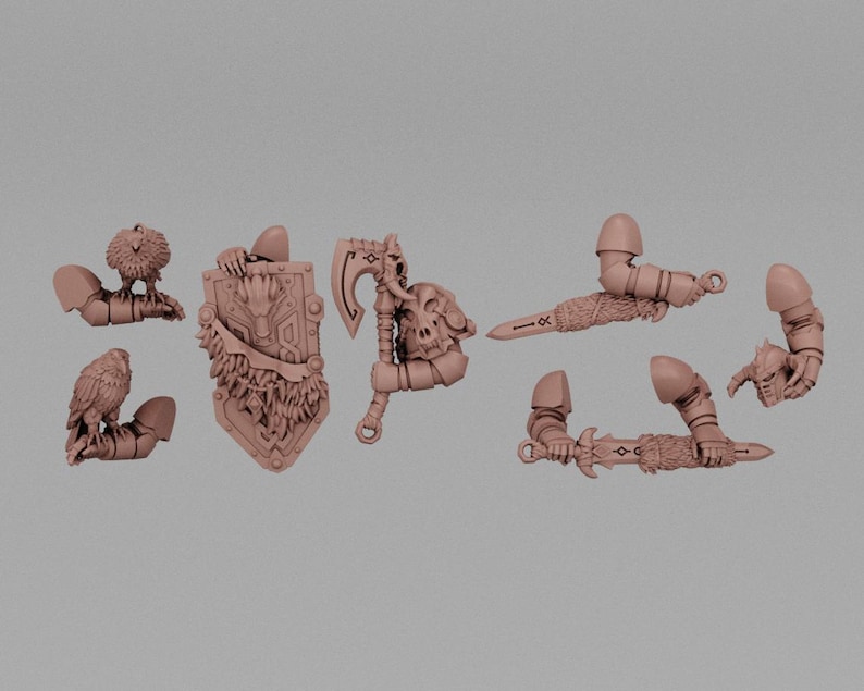 Primal Viking Hero Pose Arms - Etsy
