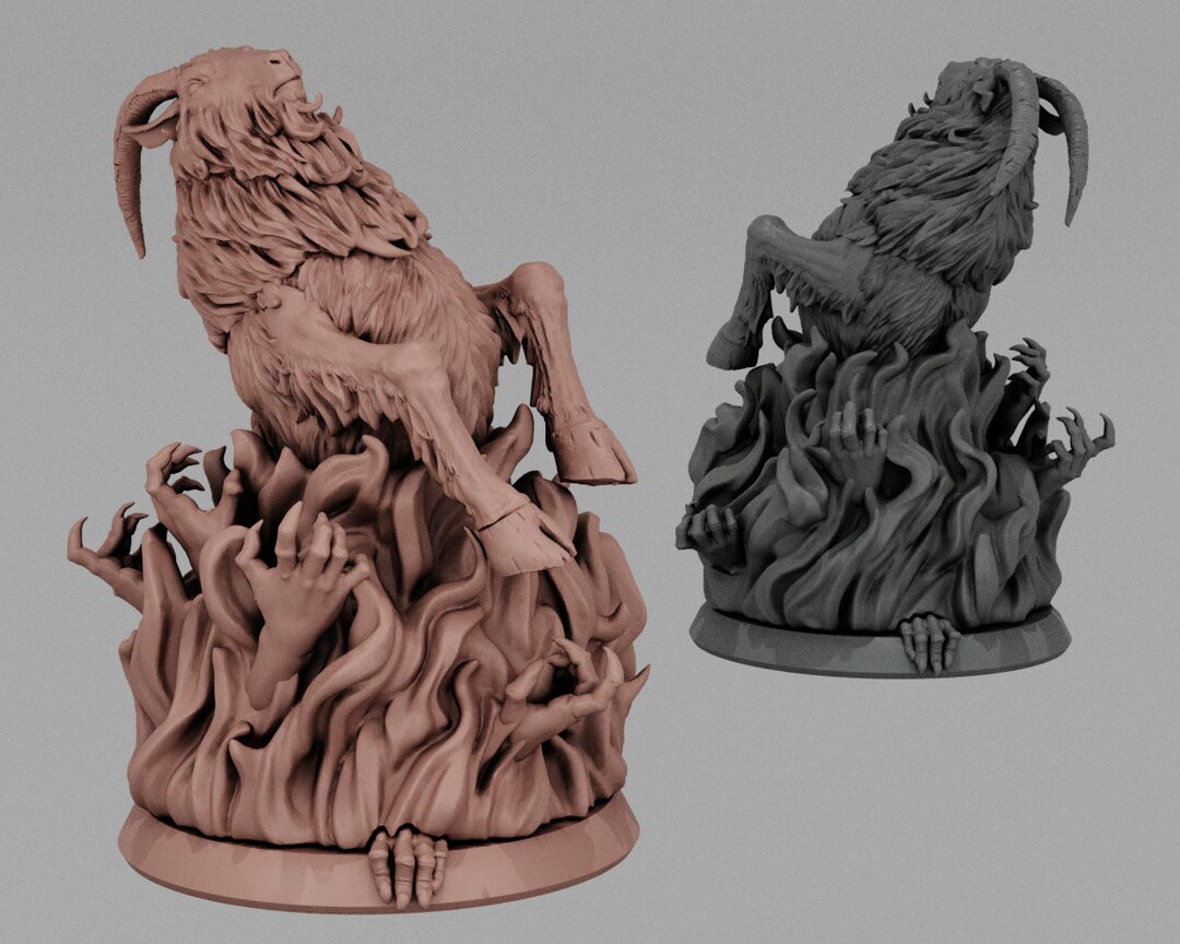 Sacrificial Goat D&D Pathfinder 32mm Character Miniature - Etsy