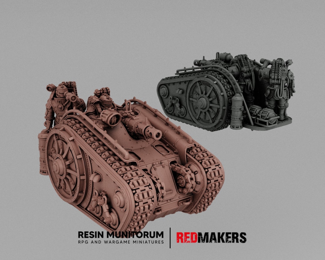 Solar Guard Bolt Cannon Mobile Support Red Makers Miniatures - Etsy