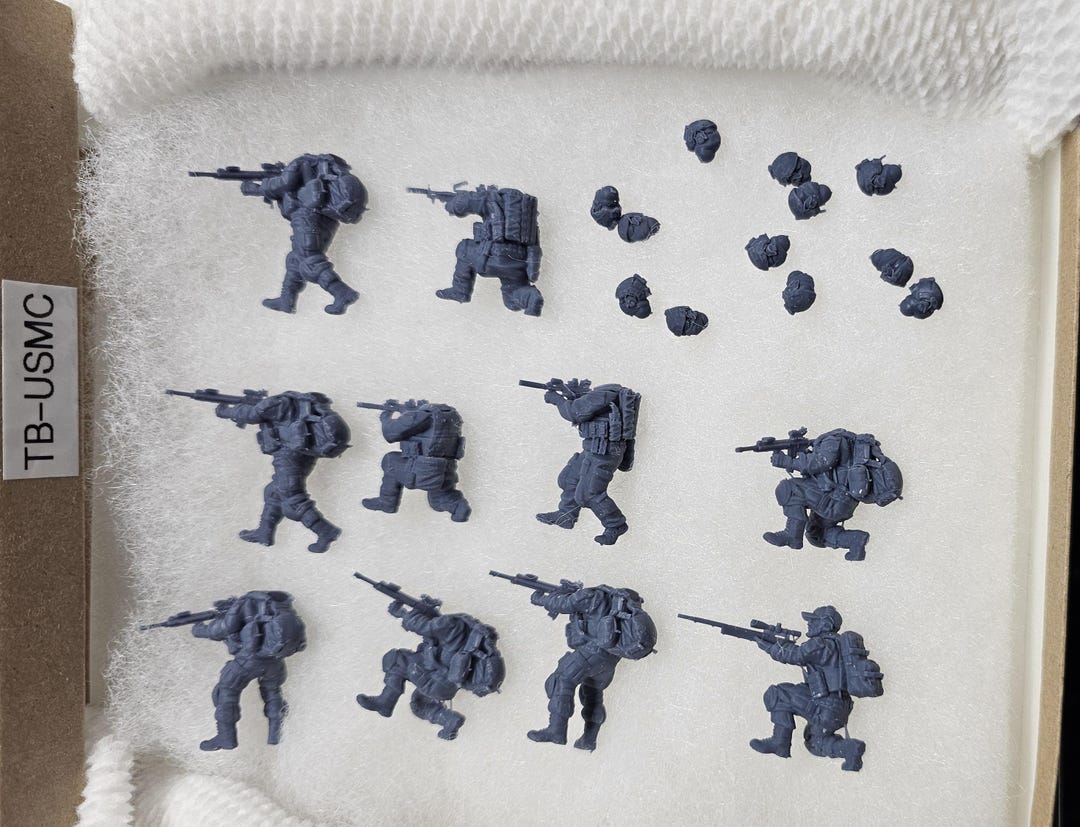 USMC Starter Set : B-stock Modern Warfare 28mm Minis - Etsy